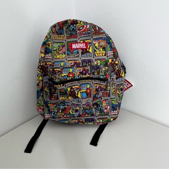 Marvel | Accessories | New Marvel Comic Backpack Full Size | Poshmark